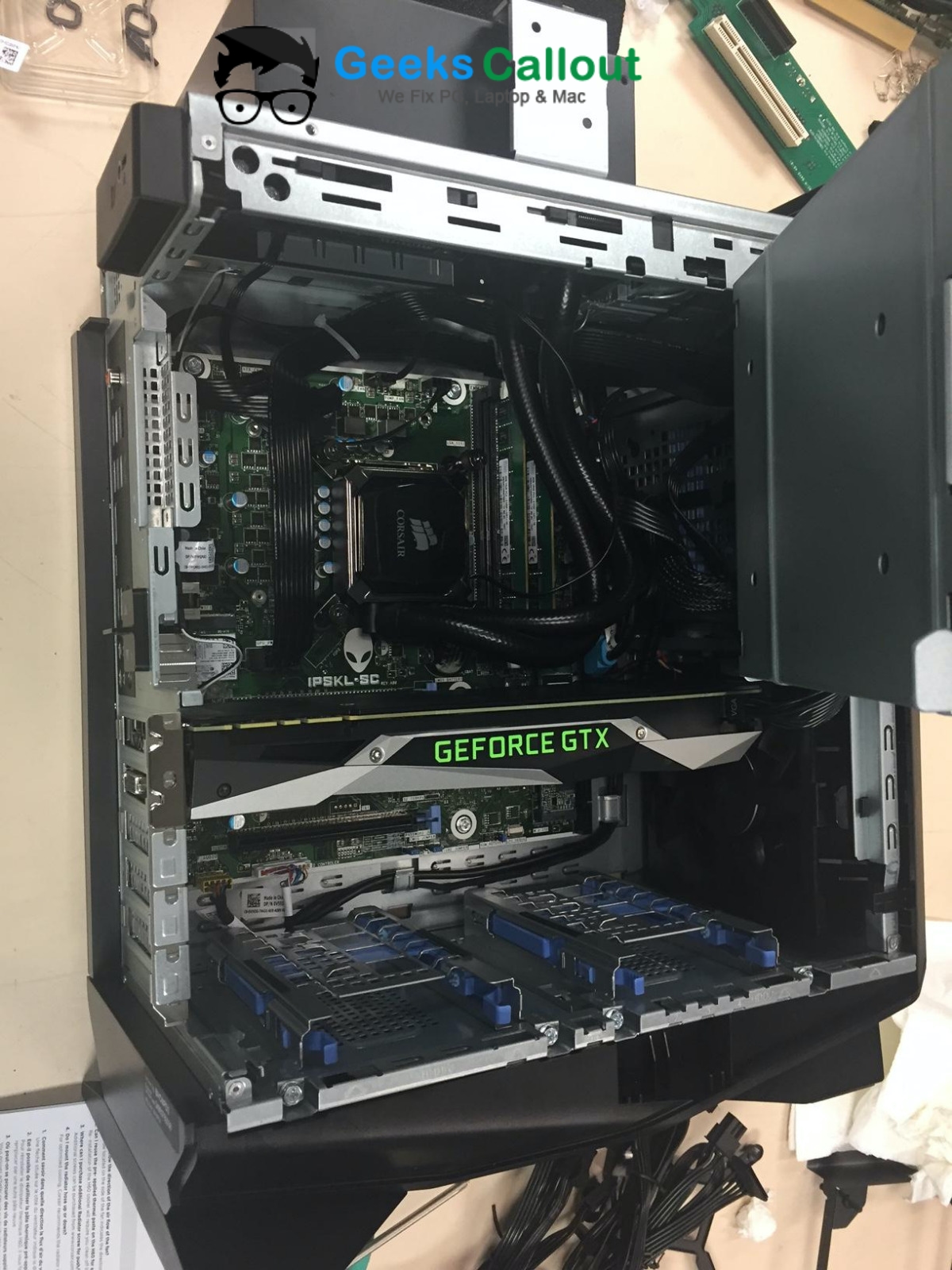 Alienware desktop gaming PC Repair